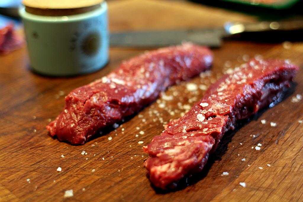 Onglet med bearnaise sauce - klassisk frank - men alt for overset!