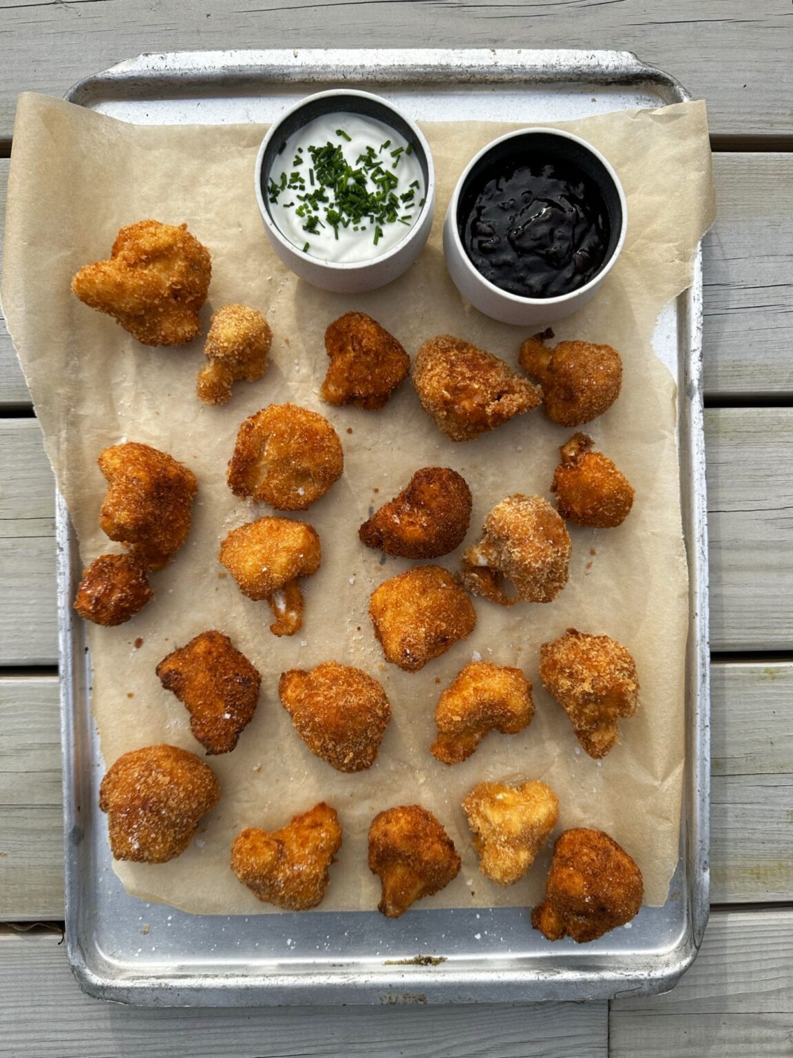 Opskrift på "Barbeque Buffalo Blomkålssnacks"